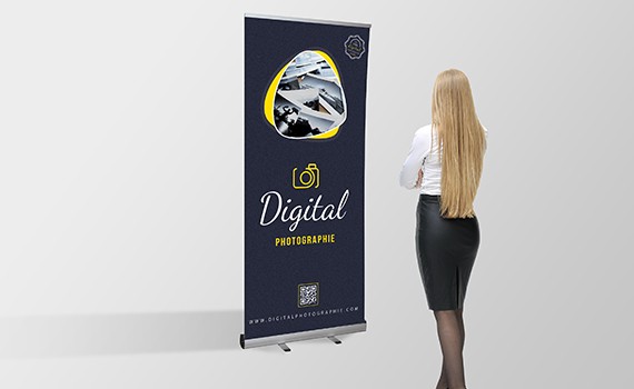 Roll-up Premium | Imprimer votre Roll-up Publicitaire Pas Cher